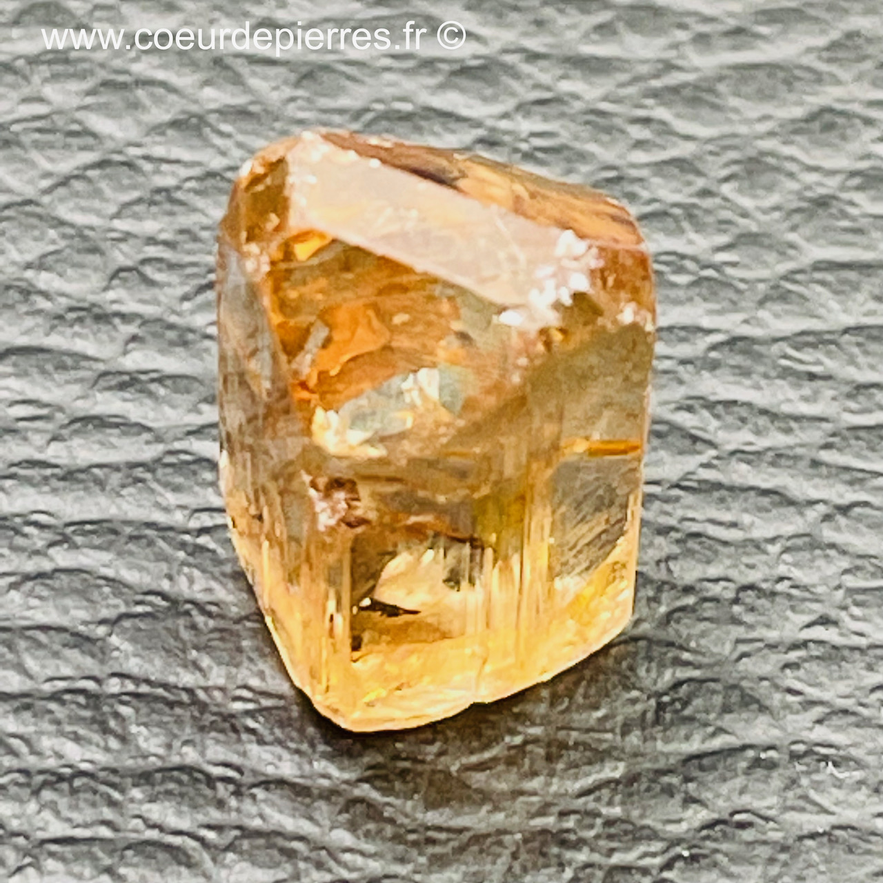 Topaze impériale du Mexique de 15 carats (réf tpm6) | Cœur de Pierres