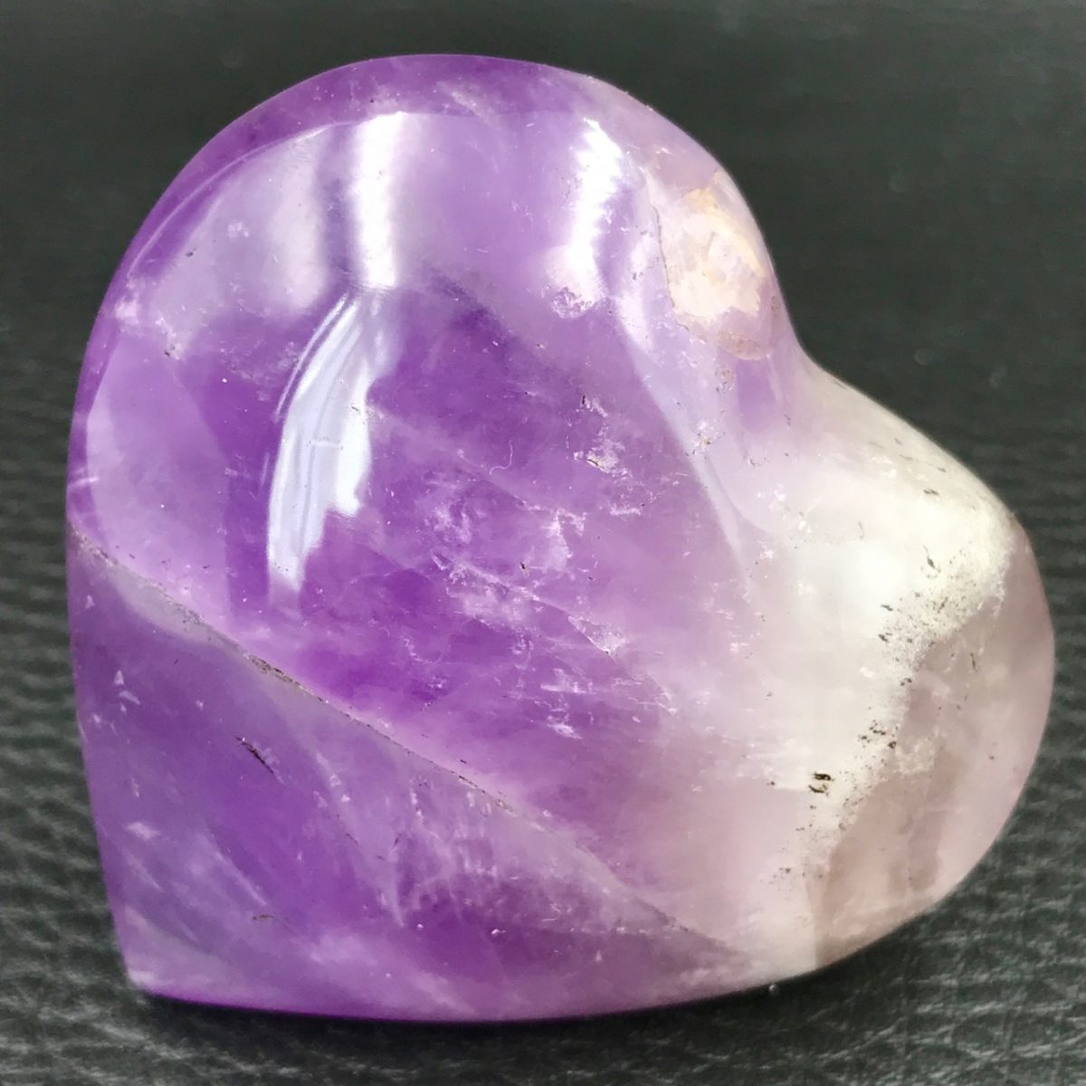 Améthyste - coeur de pierres