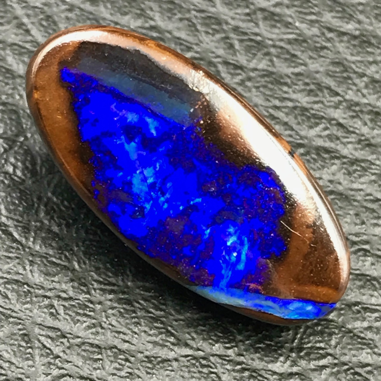 Opale boulder d’Australie « cabochon » de 12 carats (réf oba3) - coeur ...