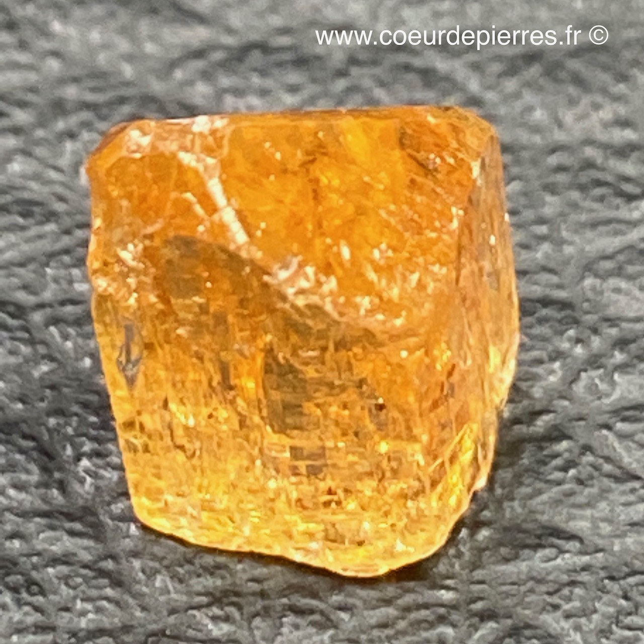 Topaze impériale du Mexique de 4,5 carats (réf tpm6) | Cœur de Pierres