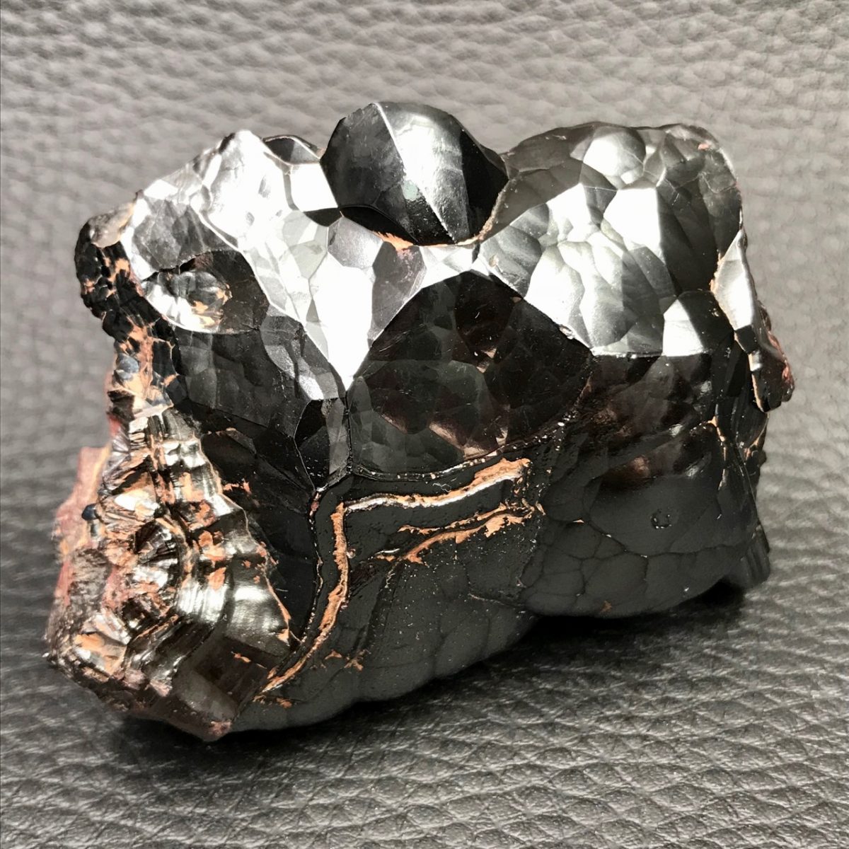 Hématite brut du Maroc de 0,227 kg (réf hb1) - coeur de pierres