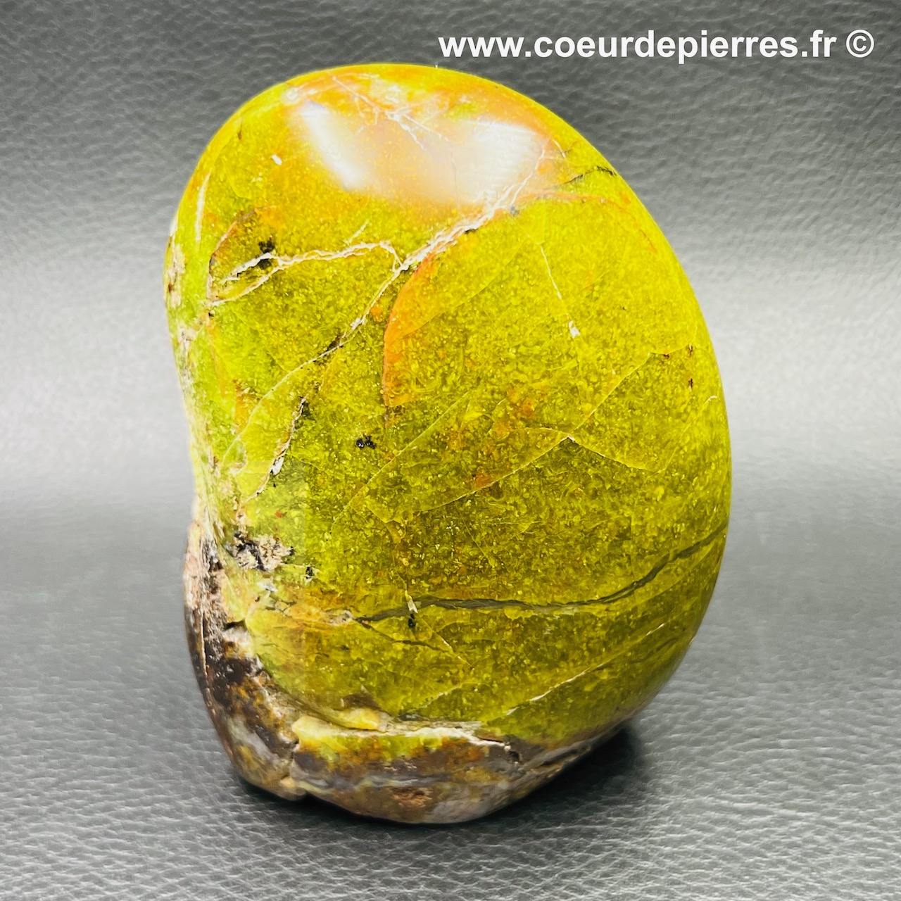 Opale Verte de Madagascar "bloc forme libre" (réf op7) | Cœur de Pierres