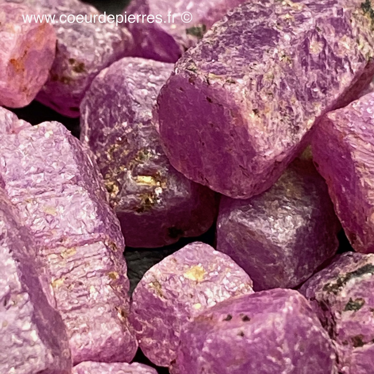 Rubis brut du Pakistan "en cristal" (grande taille) | Cœur de Pierres