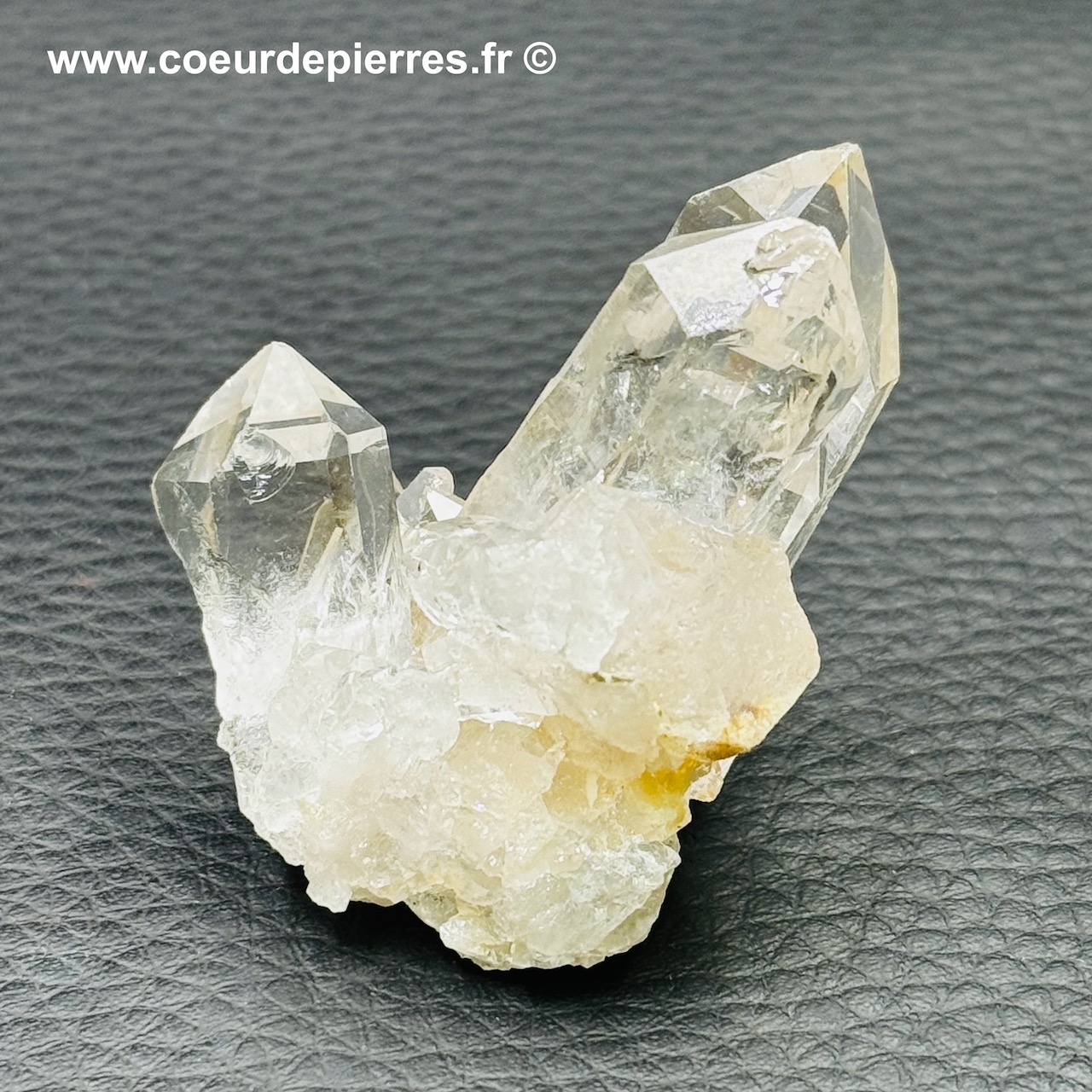 Cristal de roche de Madagascar (réf gq55) | Cœur de Pierres