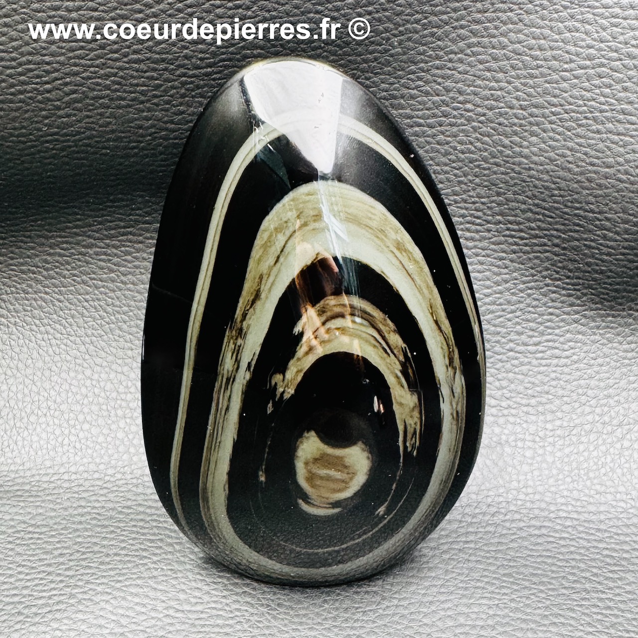 Obsidienne oeil céleste du Mexique (ooc25) | Cœur de Pierres