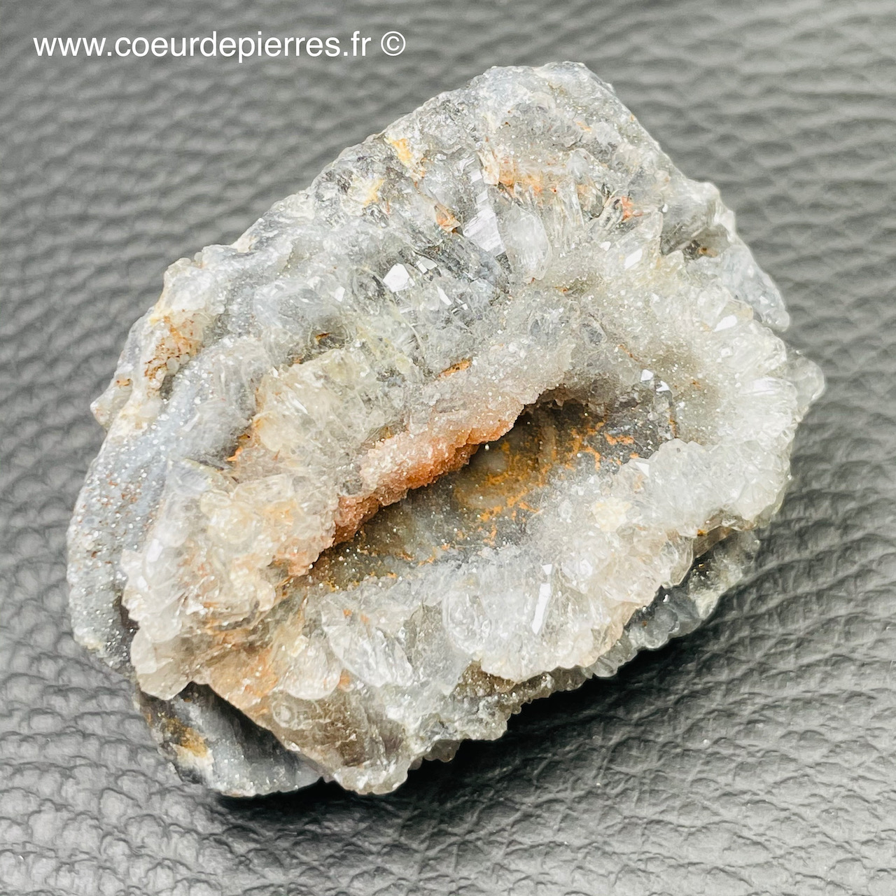 Géode de Calcedoine du Maroc (réf cal4) | Cœur de Pierres