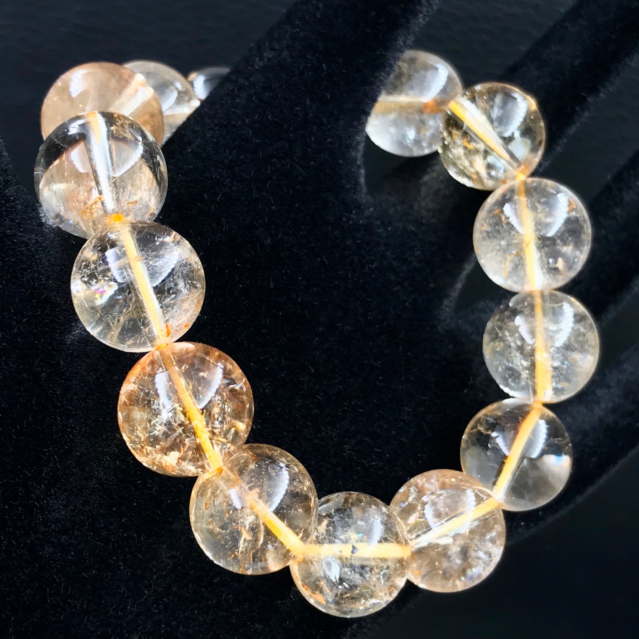 Bracelet en citrine | Pierre naturelle | Cœur de Pierres