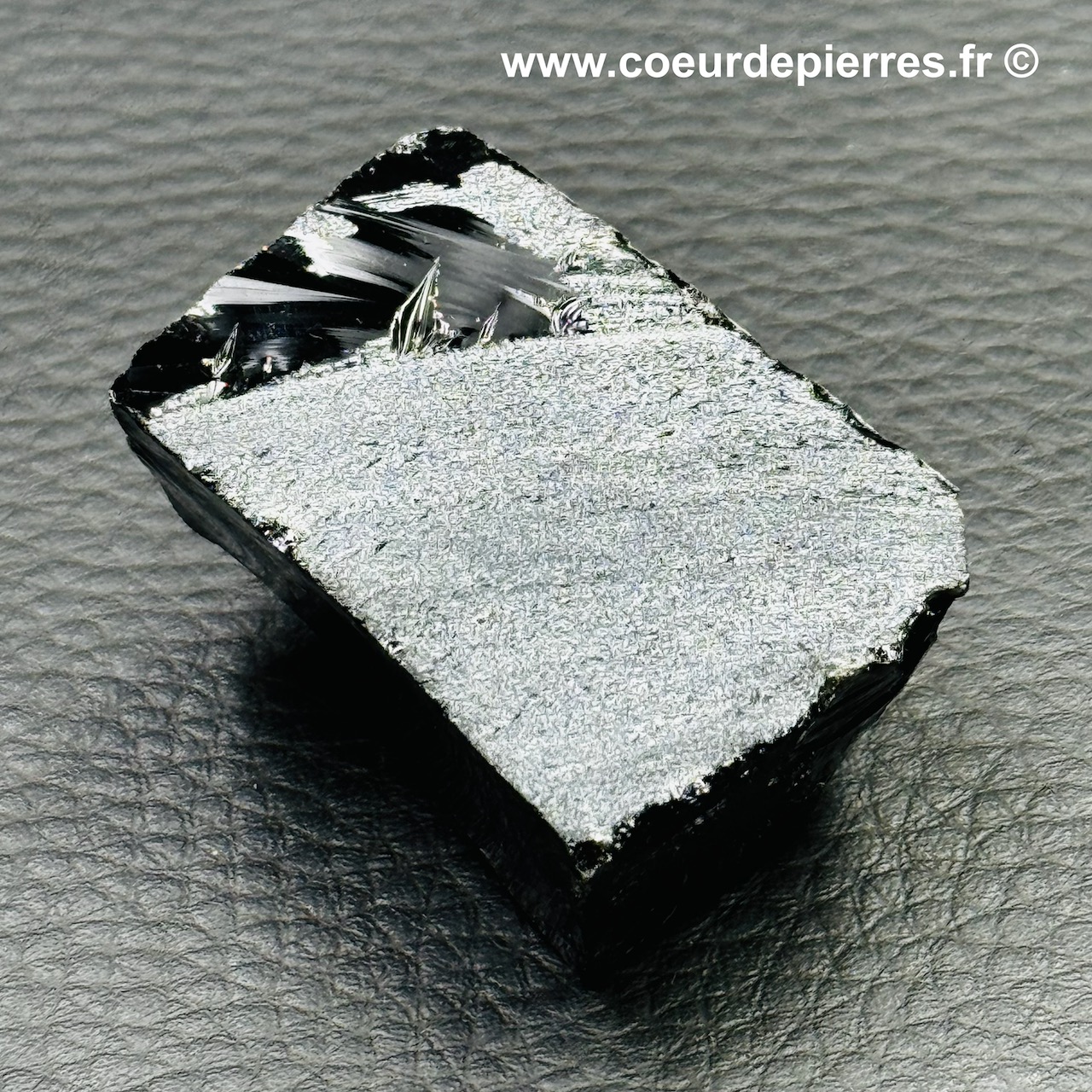 Obsidienne Noire brute du Mexique (réf ob9) | Cœur de Pierres