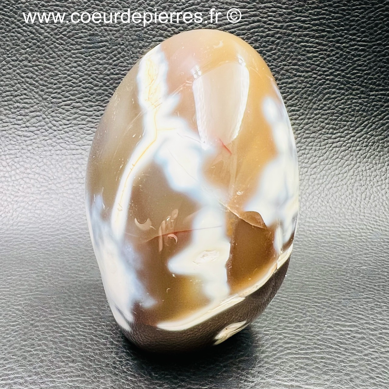 Agate de Madagascar | Pierre Minérale | Coeur de Pierres