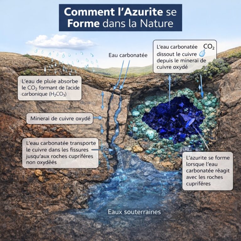 Azurite Tout Savoir sur cette Pierre Bleue | Cœur de Pierres